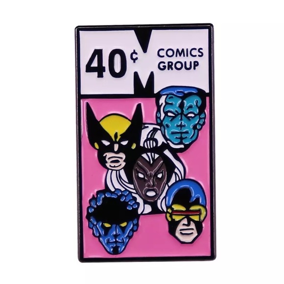 Jewelry | Xmen Comic Book Cover Enamel Pin | Poshmark